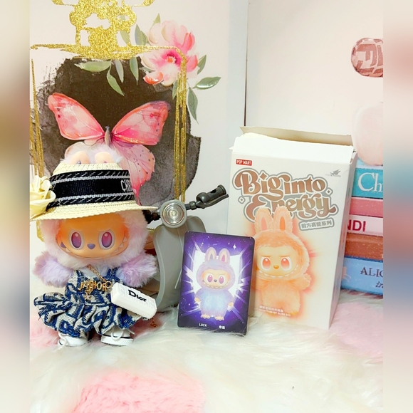 Labubu | Toys | Labubu Big Into Energy Popmart Lucky Come With Scooter ...